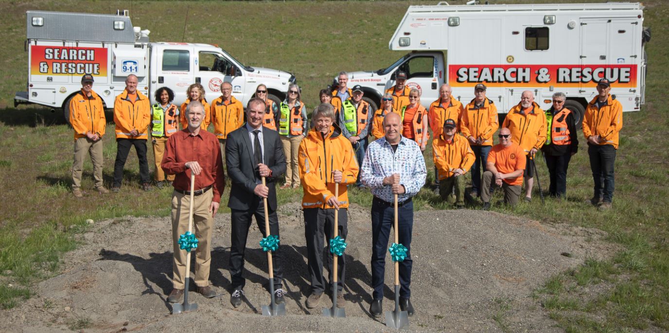 RDNO Breaks Ground on New Facility for Vernon Search and Rescue ...