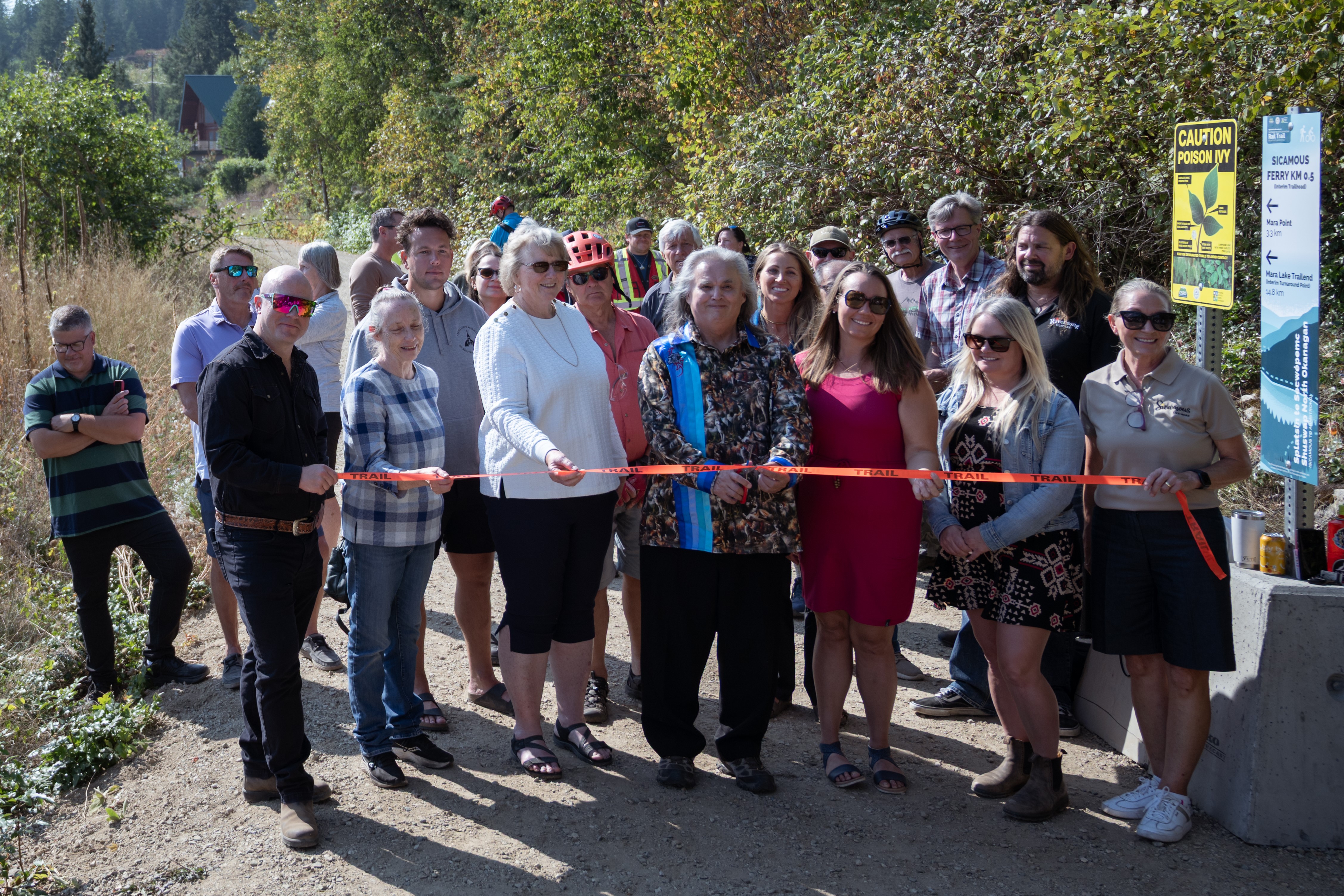Ribbon Cutting Reopens Mara Lake Section of the Splatsin te Secwépemc ...