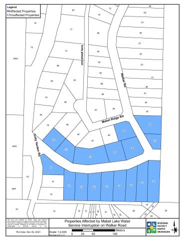 Updated: Mabel Lake Water - Advance Notice to Residents of Interruption ...